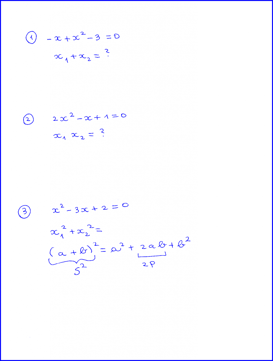 Vieta’s Formulas For Second Degree Equations – LUNLUN.COM