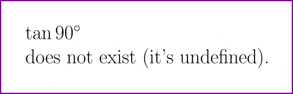 What is tangent of 90 degrees? (tan 90 degrees) – LUNLUN.COM