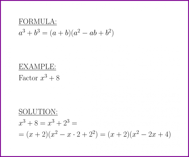 a^3 + b^3 (formula and example) – LUNLUN.COM