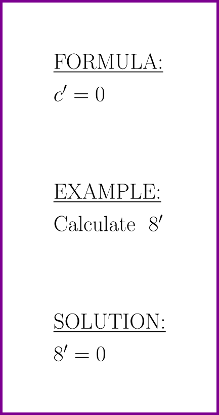 The Derivative Of A Constant formula And Example LUNLUN COM