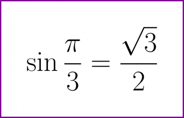 Exact value of sine of PI/3 – LUNLUN.COM