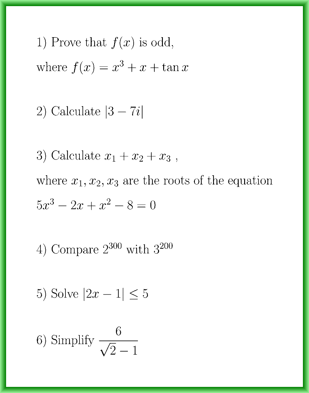 Learn Math problems With Solutions volume 2 LUNLUN COM